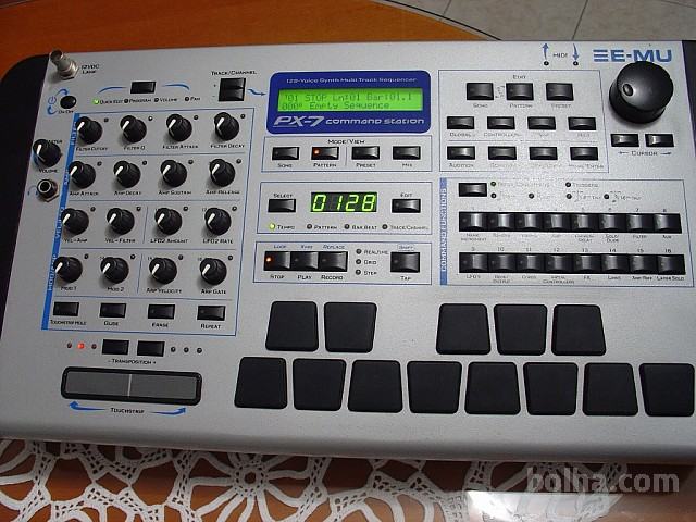 EMU E-MU PX7 Command Station rompler, sekvencer + Proteus 2500 ROM