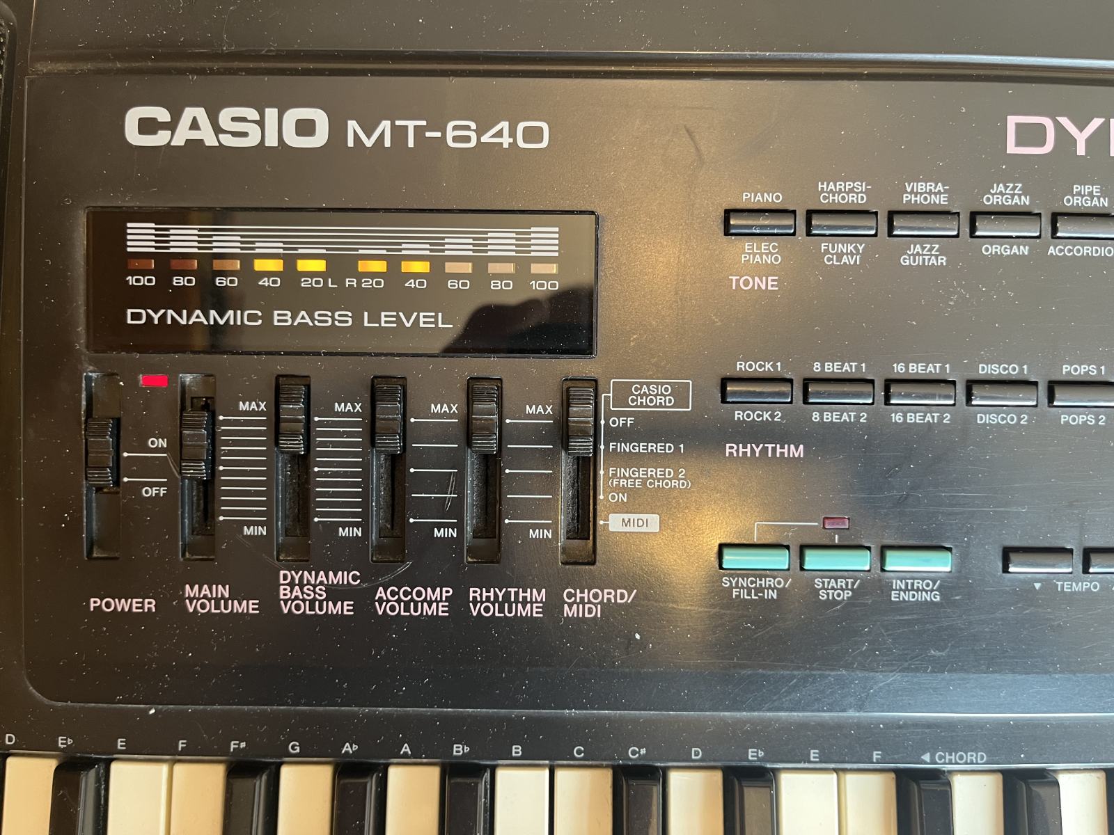 Klaviatura CASIO MT-640-DINAMIC BASS - 210 sound ToneBank