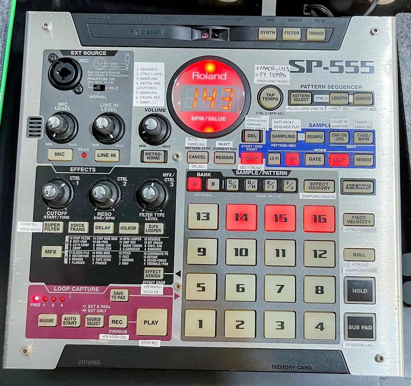 Roland SP-555 sampler
