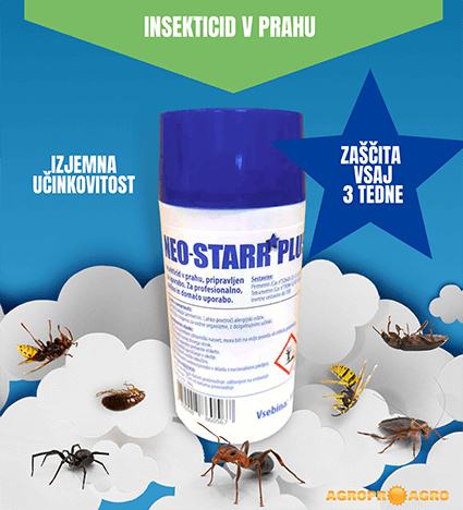 Insekticid Neo-Starr plus proti osam, insektom in sršenom 100g