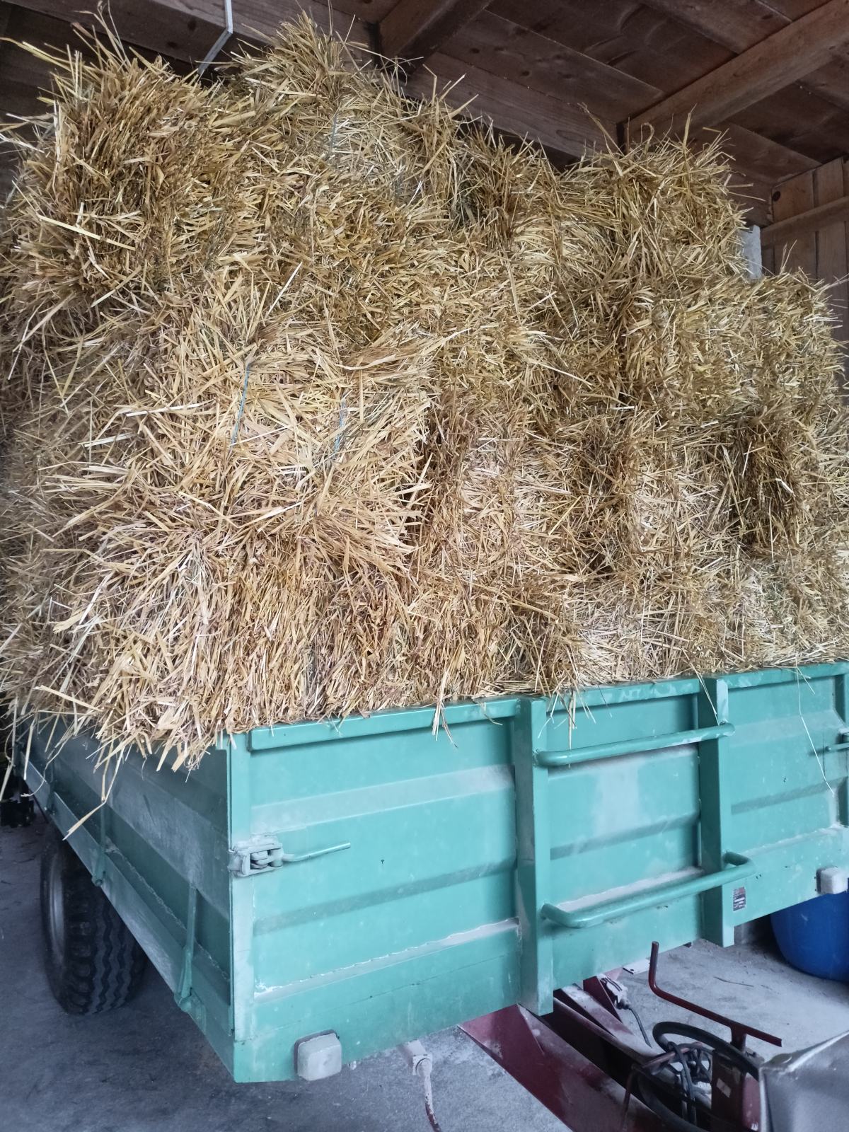 Kocke slame, bale