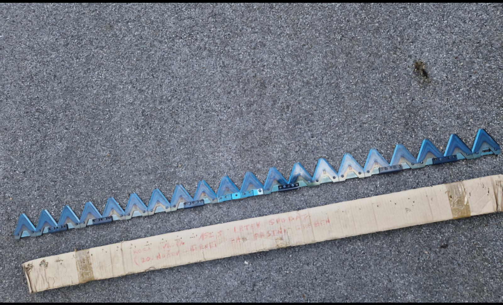 Kosa BCS 152,5 za prstni greben