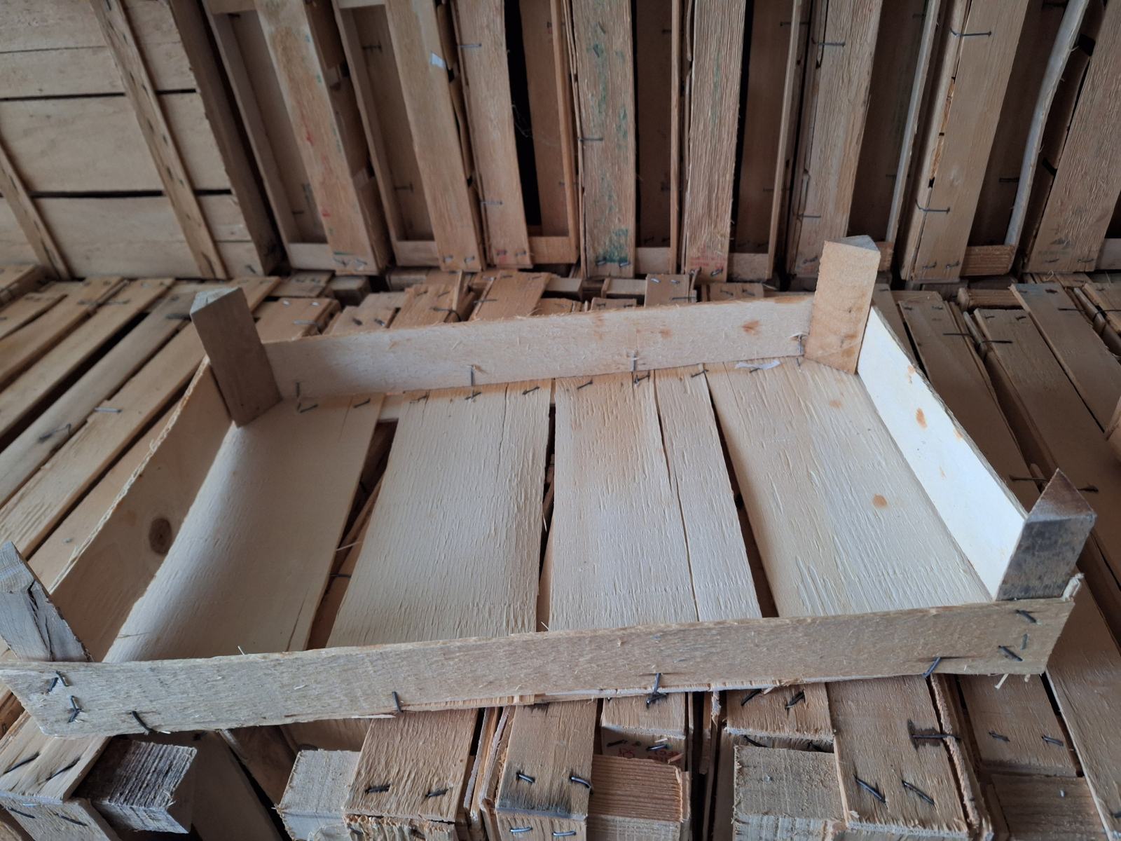 Lesene gajbice za JAGODE 50x30x11