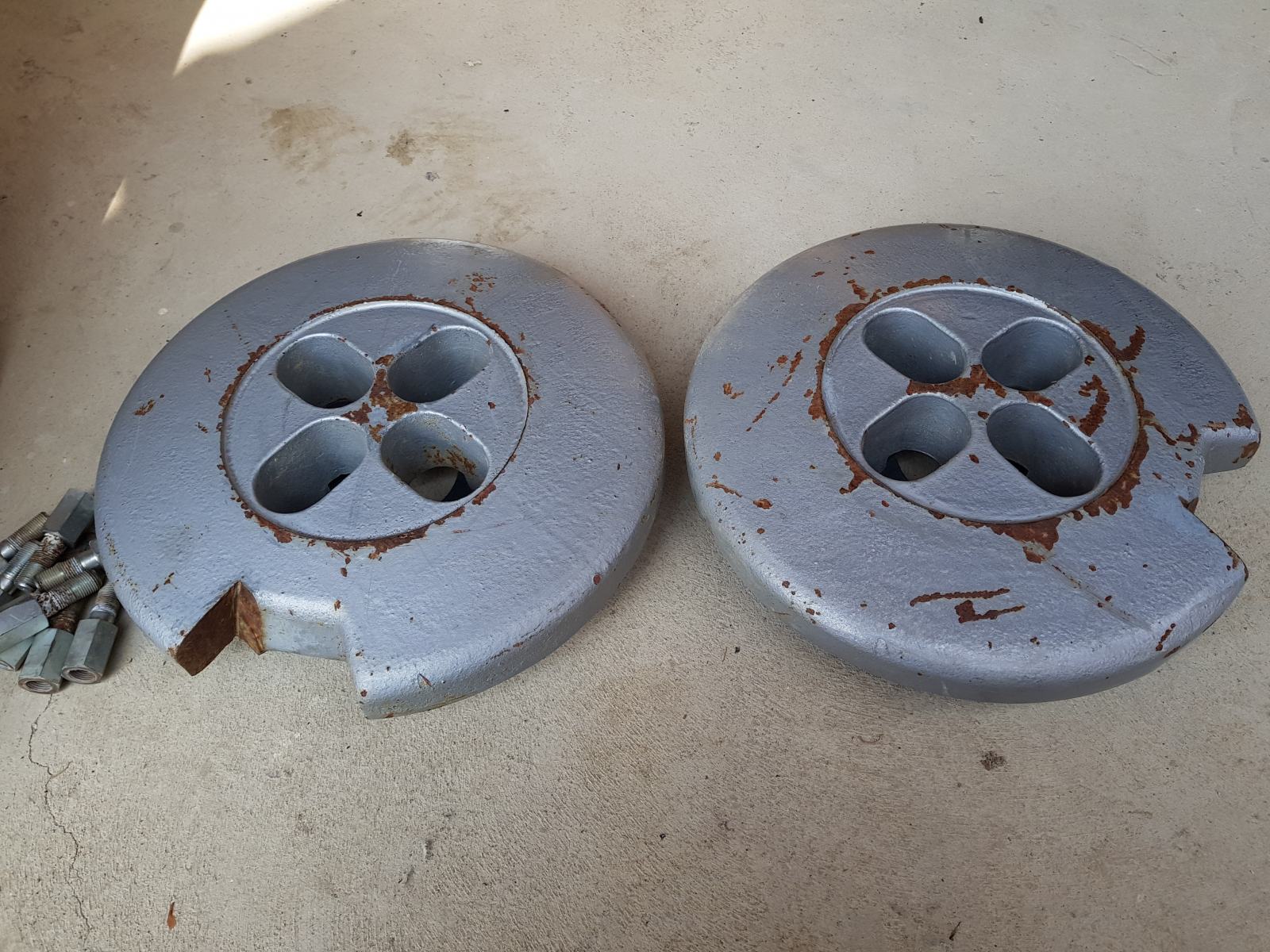 Uteži za kolesa 40 kg