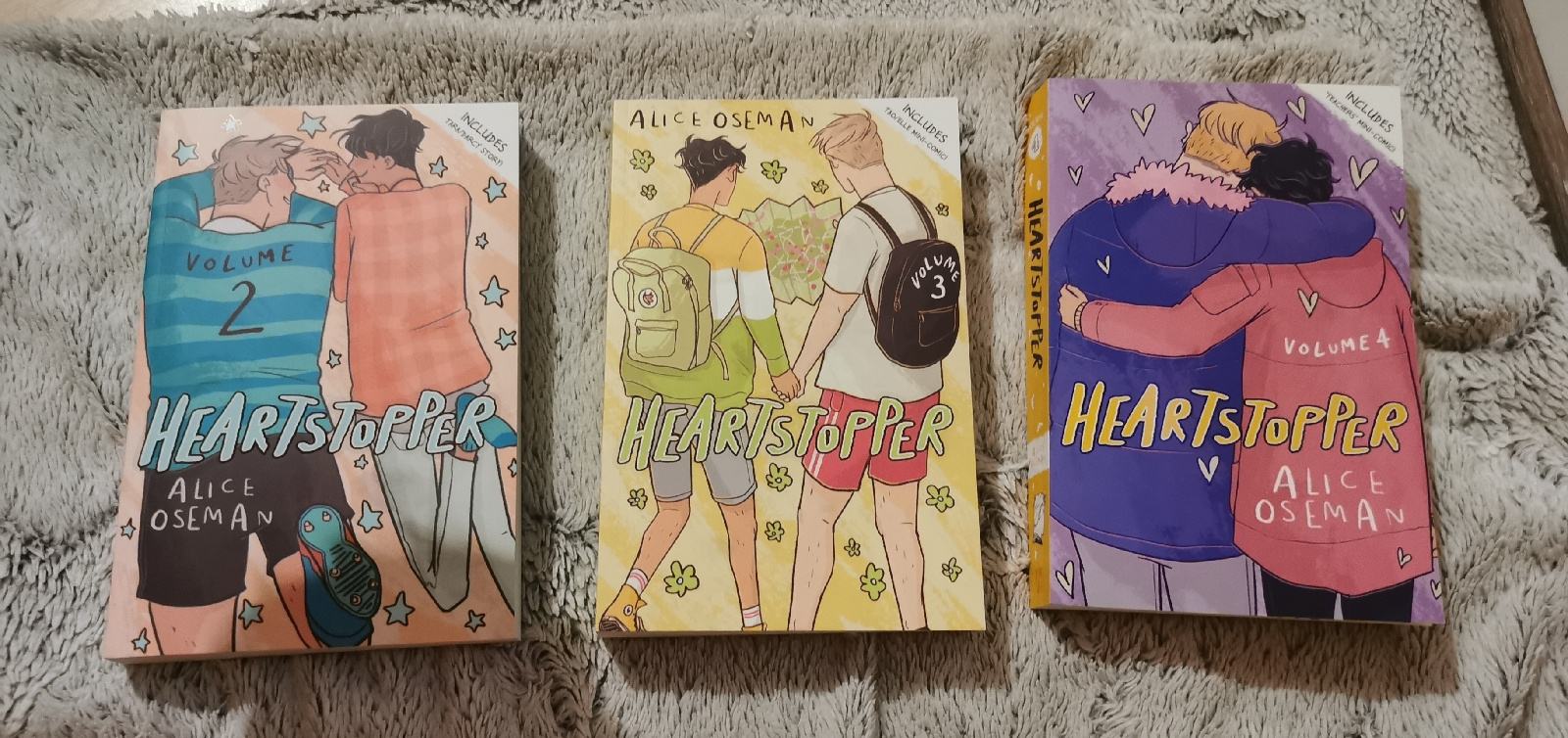 Heartstopper (Alice Oseman) - 2,3,4 volume