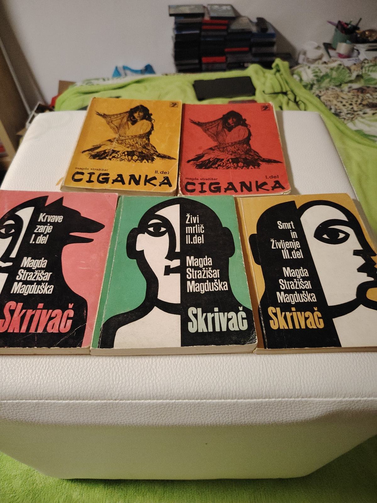 Knjige Skrivač in Ciganka.