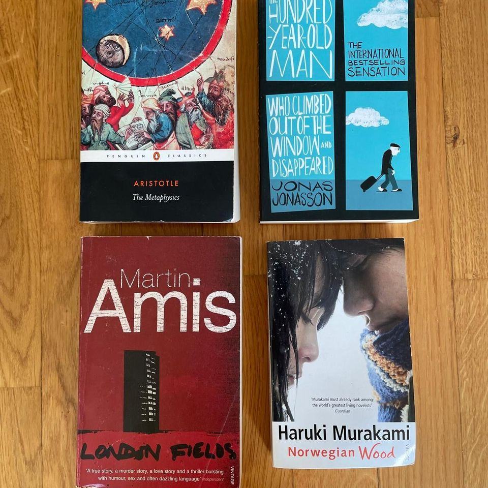 Knjige v angleščini various fiction books in English 2 evrov vsak