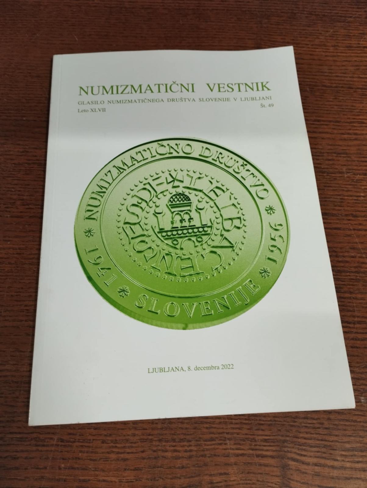 NUMIZMATIČNI VESTNIK LJUBLJANA 8. DECEMBRA 2022