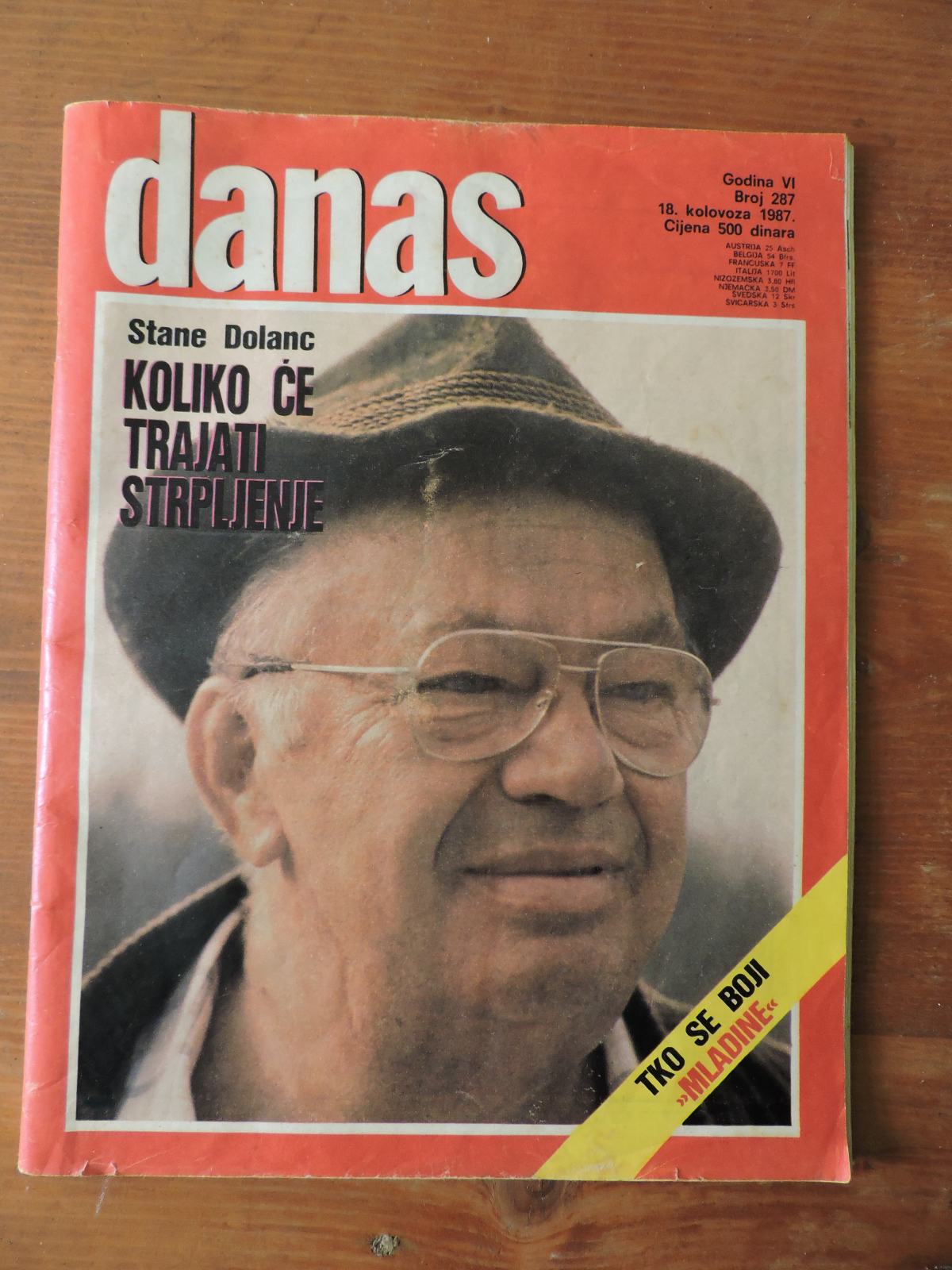 Revija DANAS-intervju Stane Dolanc 18.8.1987