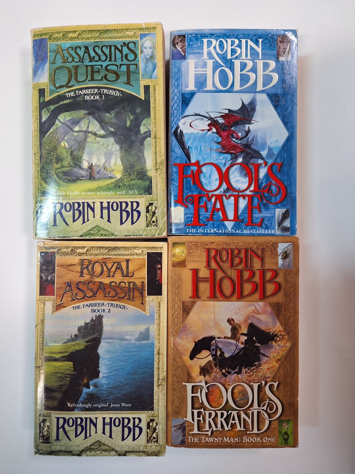 ROBIN HOBB FOOLS FATE, ERRAND, ROYAL ASSASSIN, ASSASSINS QUEST