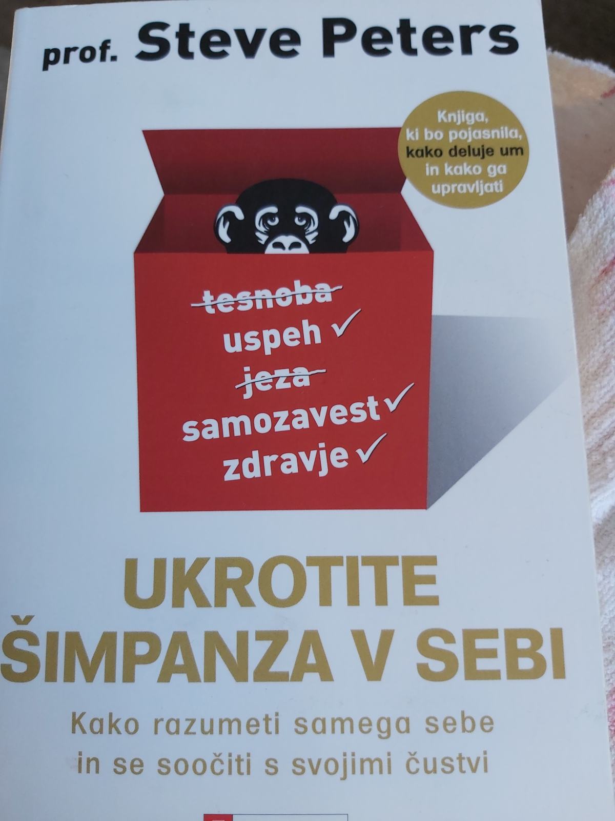 Steve Peters Ukrotite šimpanza v sebi