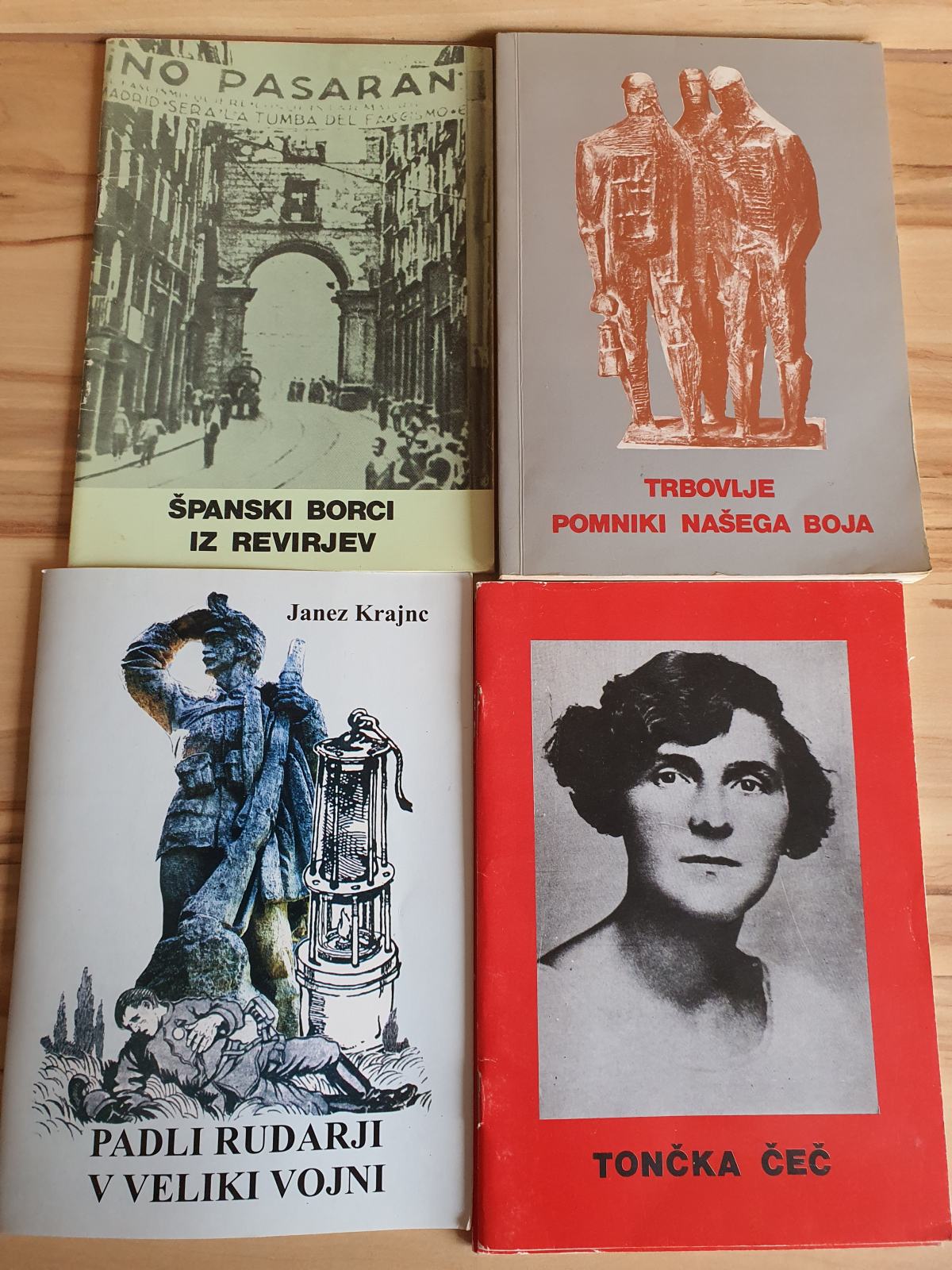 TRBOVLJE ZGODOVINA:ŠPANSKI BORCI IZ REVIRJEV,PADLI RUDARJI,TONČKA ČEČ.