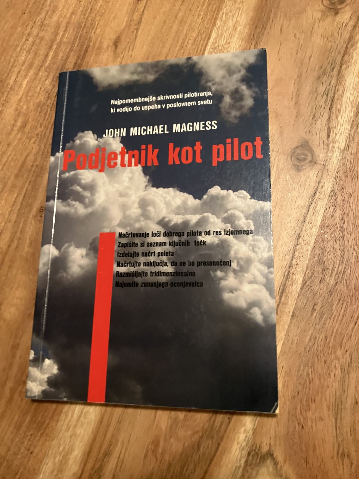 Knjiga Podjetnik kot pilot, John Michael Magness