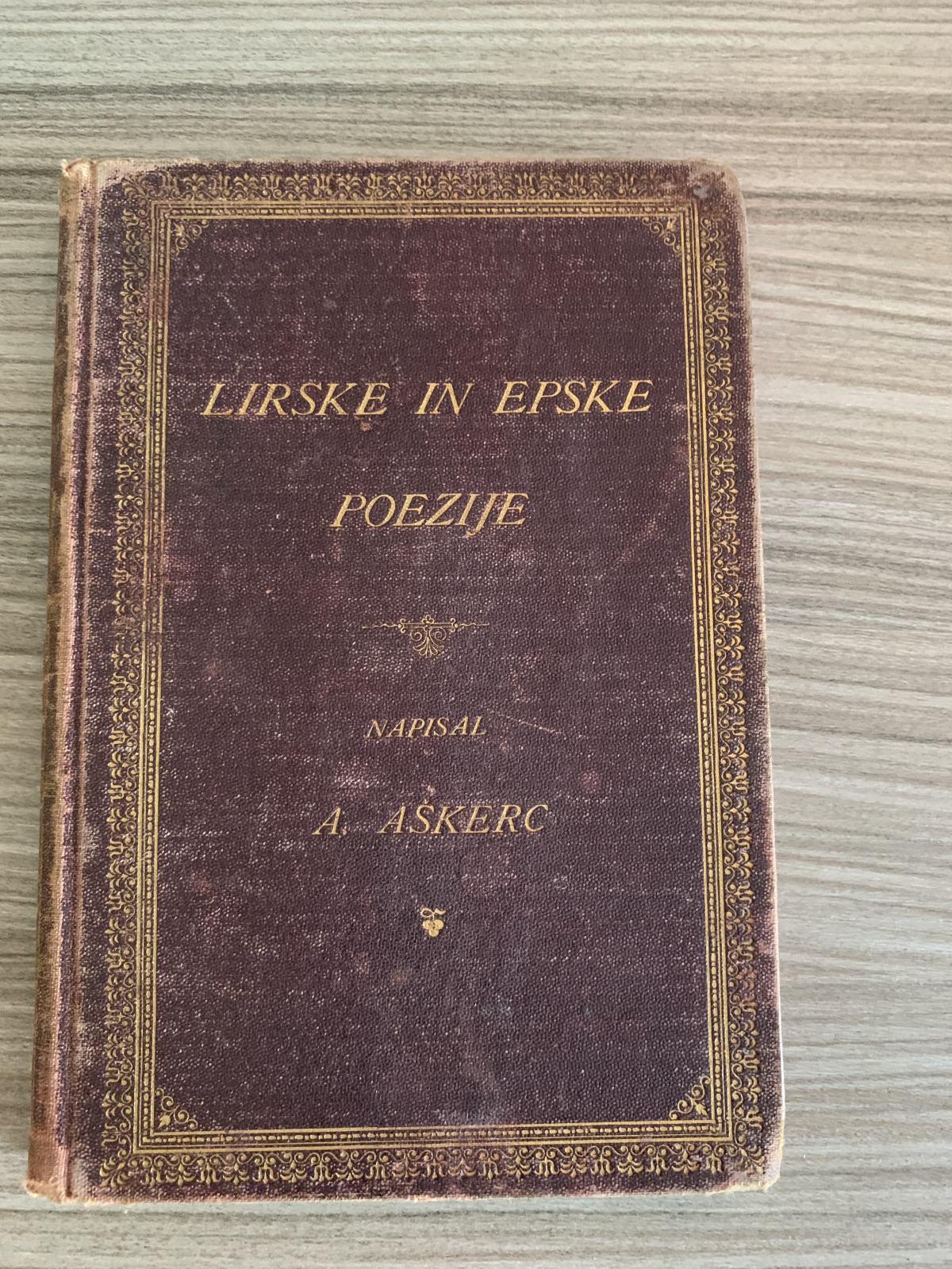 Lirske in epske poezije, A. Aškerc 1896