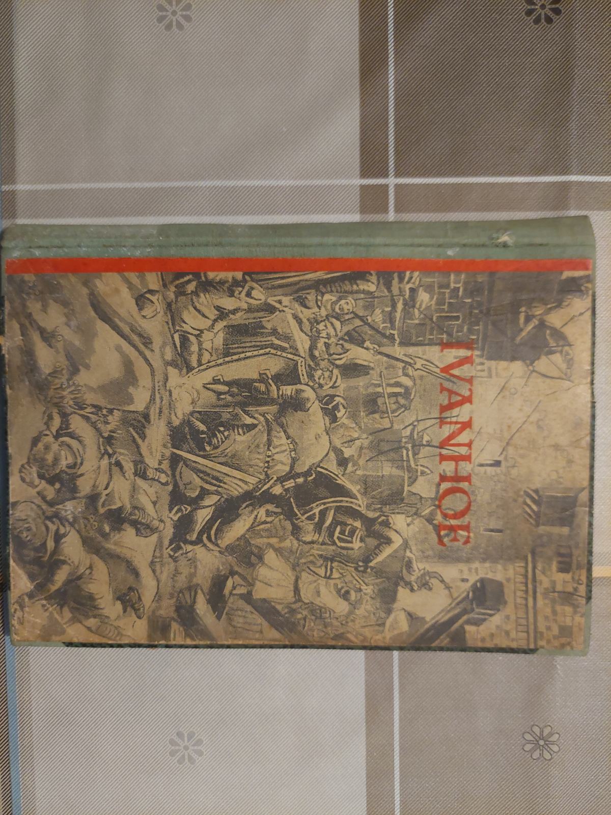 STARA KNJIGA,IVANHOE,ZGODOVINSKI ROMAN V SLIKAH,(1944),FRANCE KS ŽAR