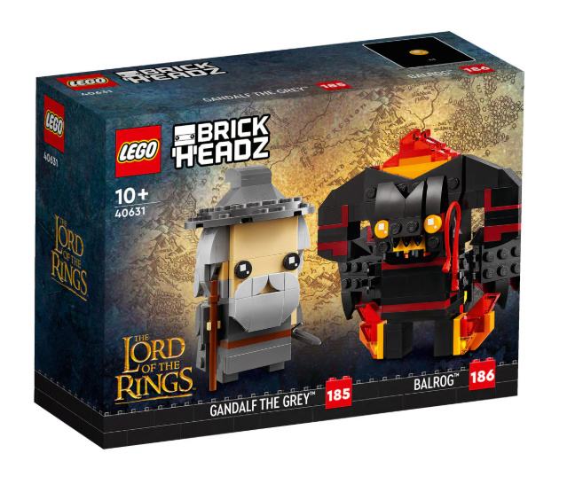 40631 LEGO BrickHeadz The Lord of the Rings Gandalf the Grey and Balro