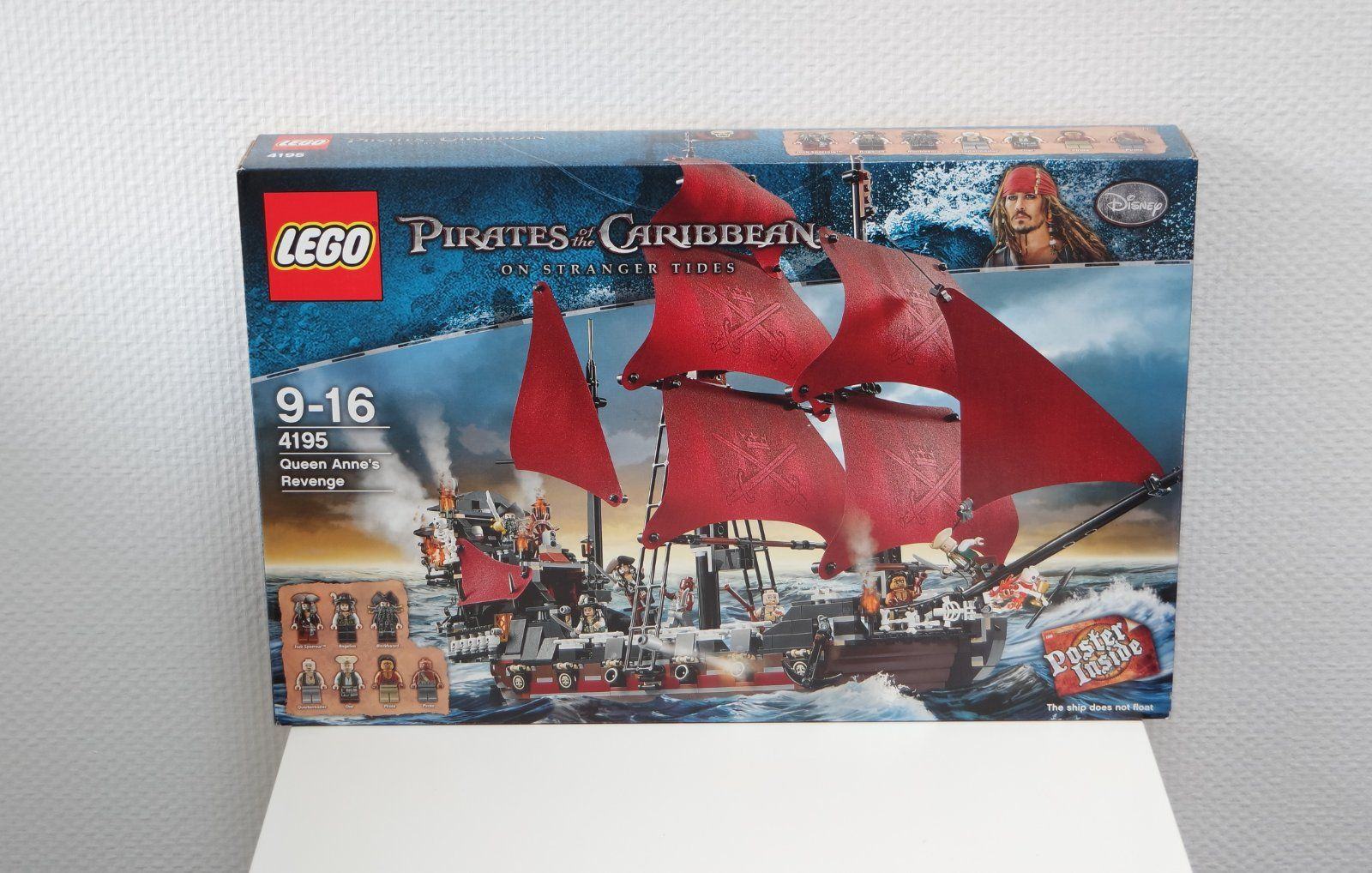 Lego 4195 Queen Annes Revenge Fluch der Karibik | Novo!