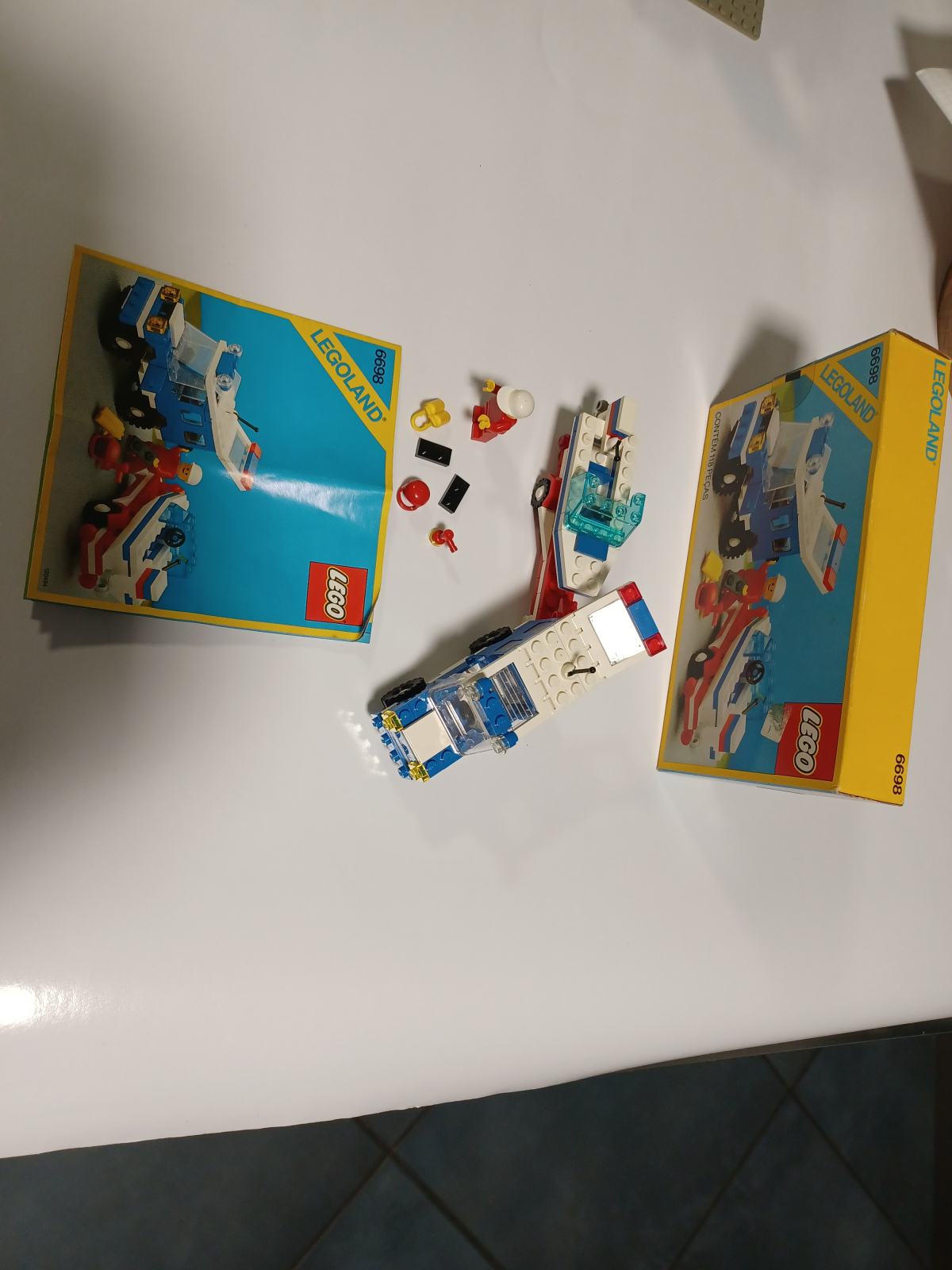 Lego 6698 vintage RV with speed boath z navodili in škatlo