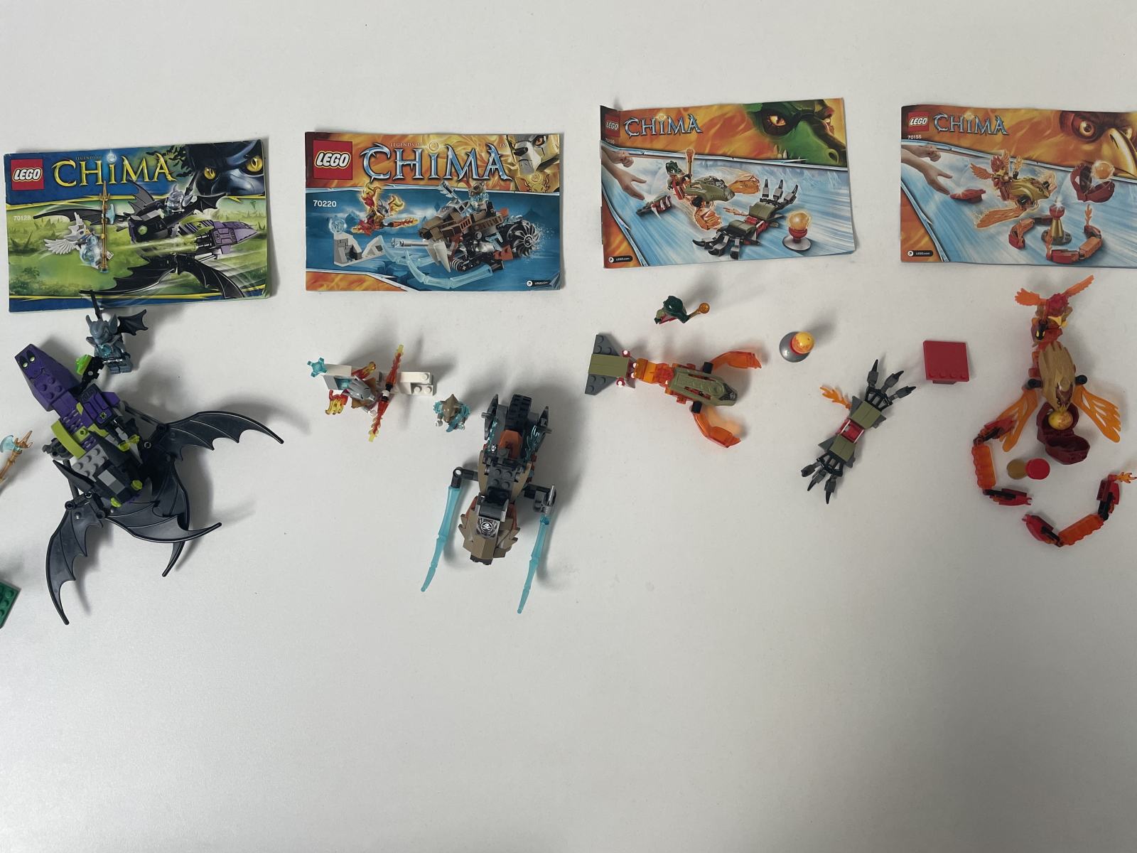 LEGO CHIMA 70128, 70220, 70150, 70155