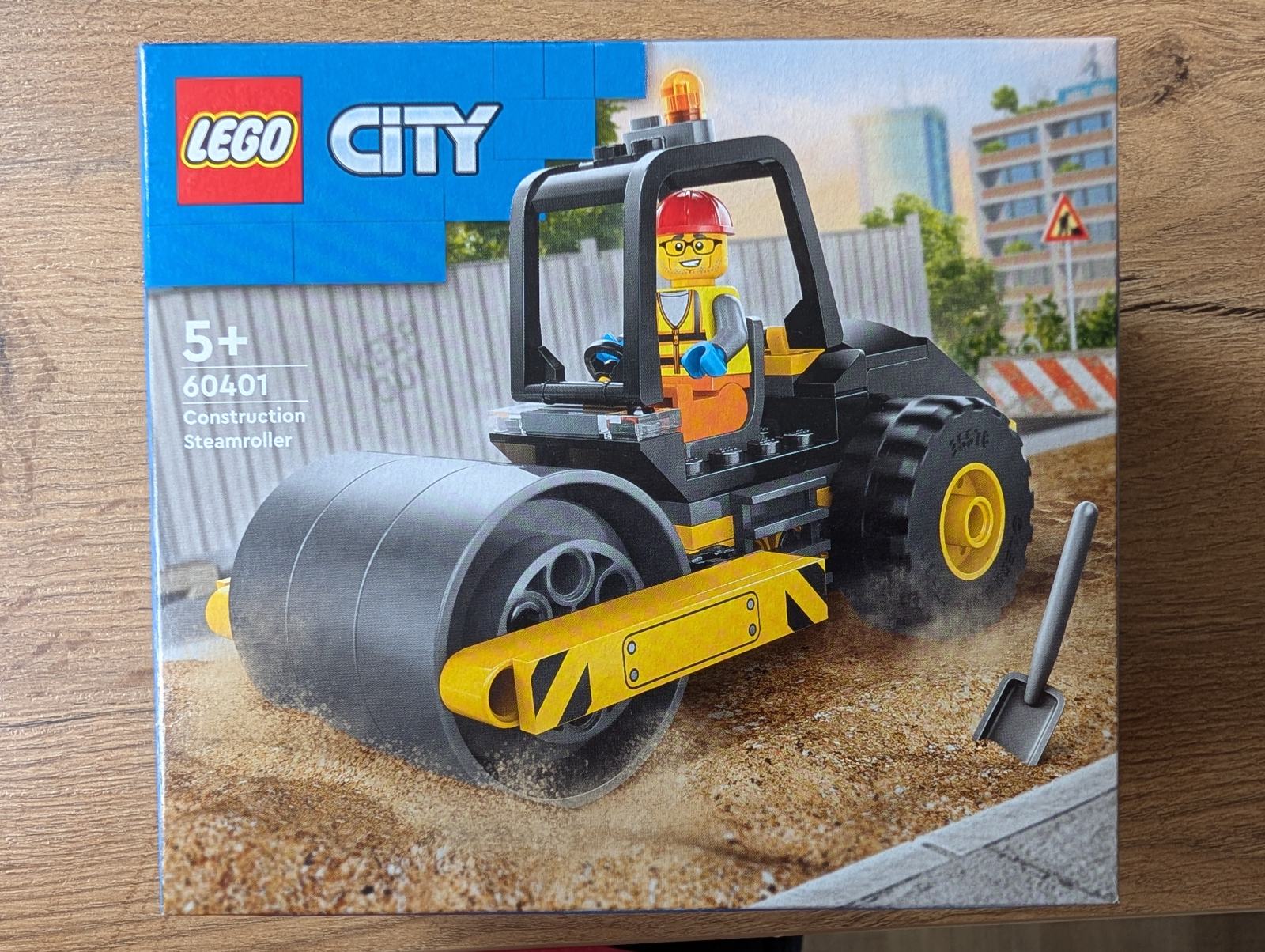 Lego City 60401 Construction Steamroller (Gradbeni cestni valjar)