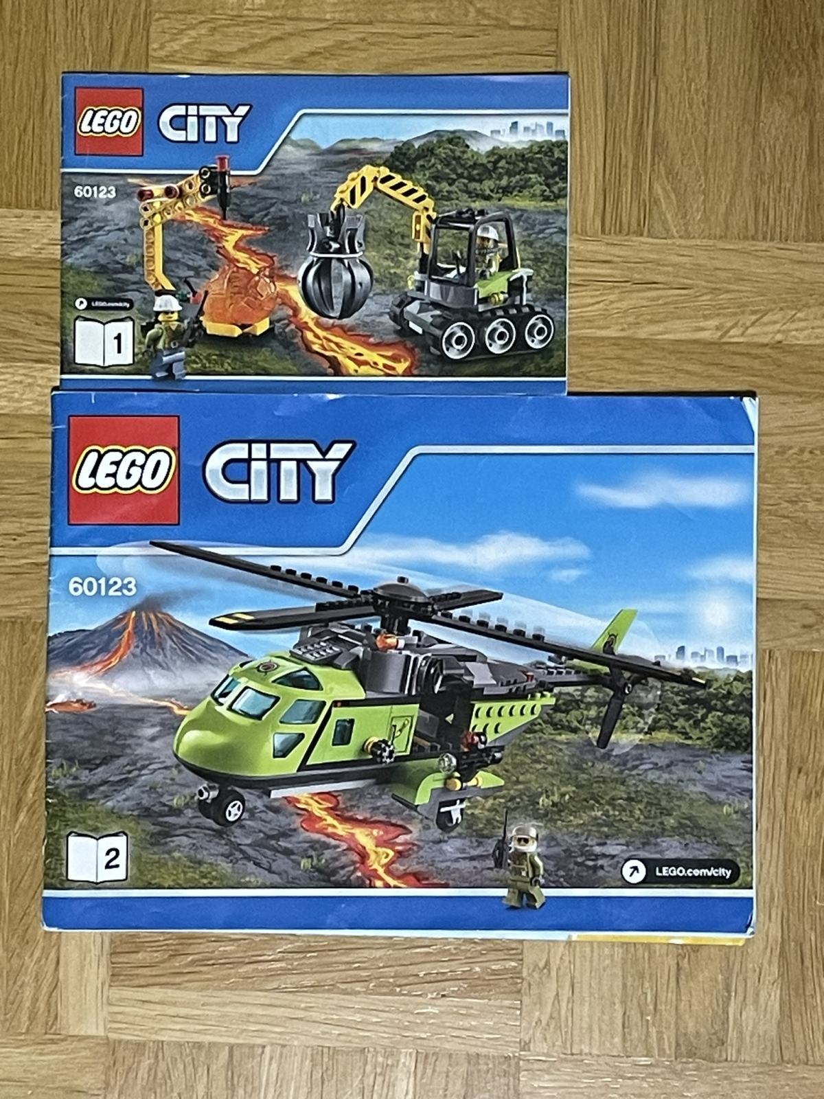 LEGO City Vulkan 60120, 60122 in 60123