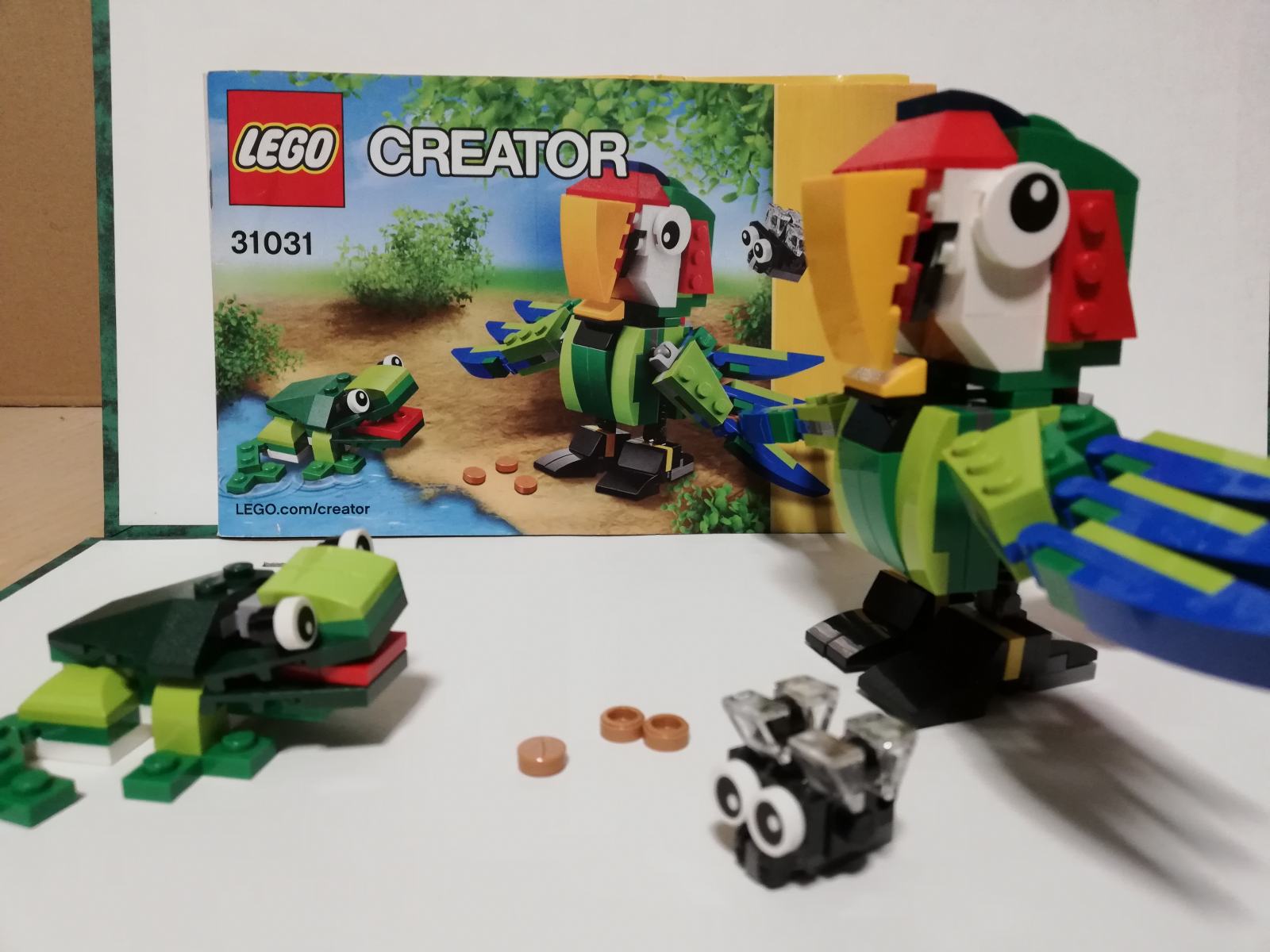 LEGO Creator 3v1, 31031, Pragozdne živali