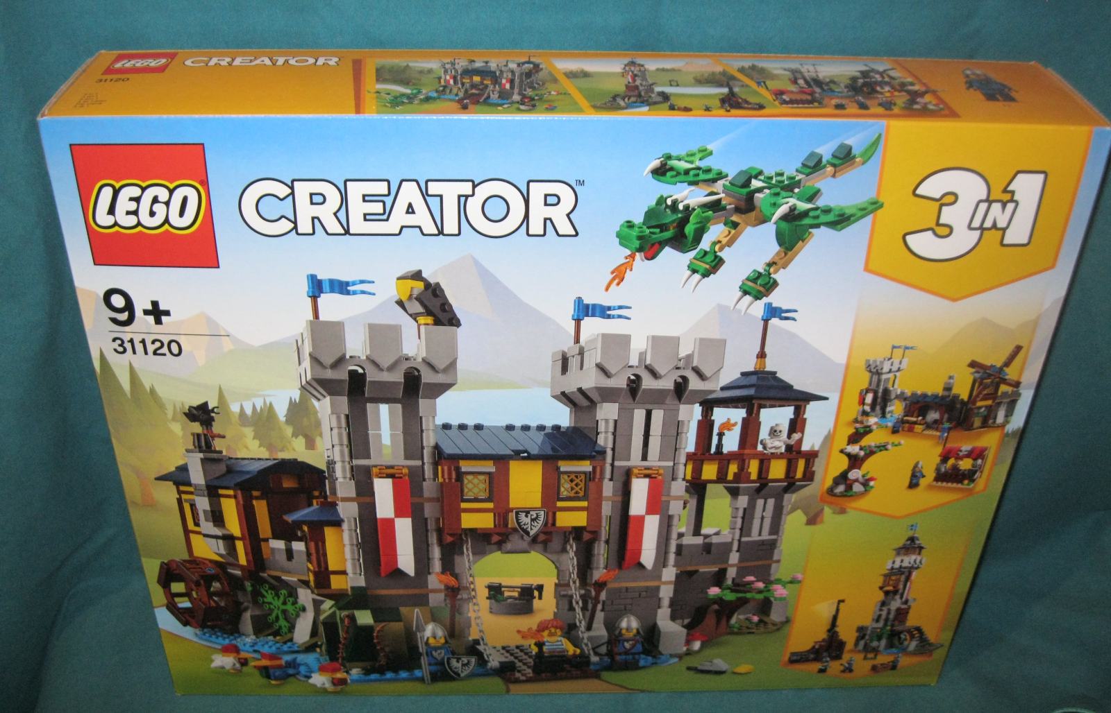 LEGO Creator Medieval Castle 3-in-1 set 31120 nov zapakiran