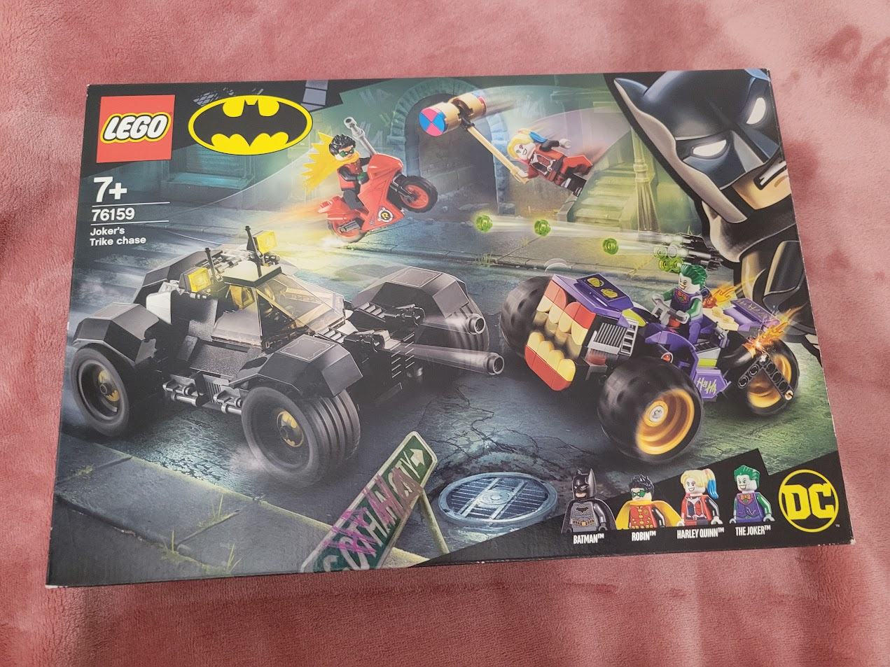 Lego kocke, set 76159 Jokers Trike chase