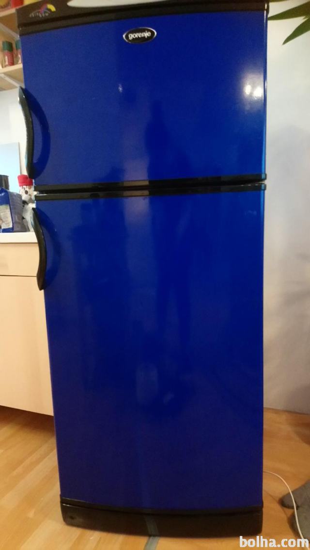 Hladilnik Gorenje -retro temno moder