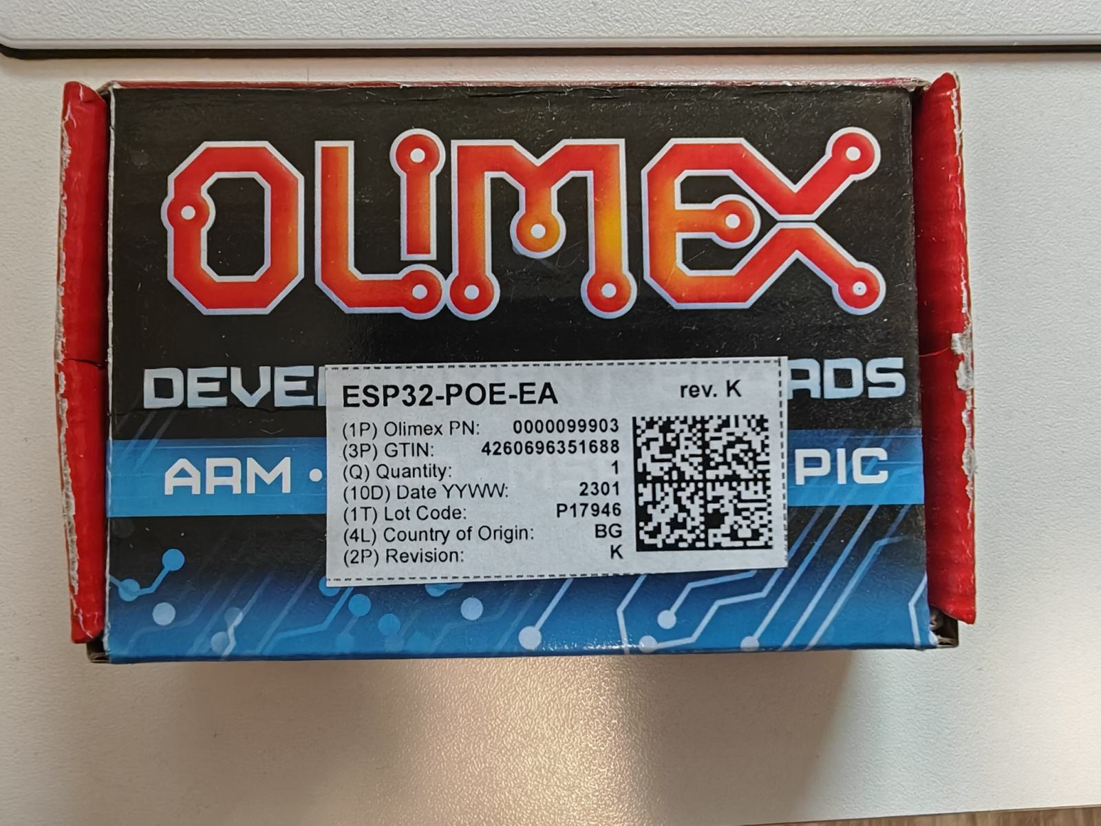 OLIMEX ESP32-POE-EA