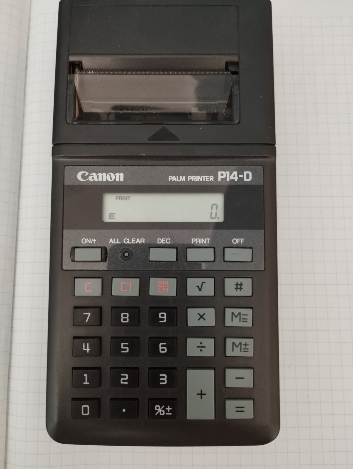 Canon palm printer P14D