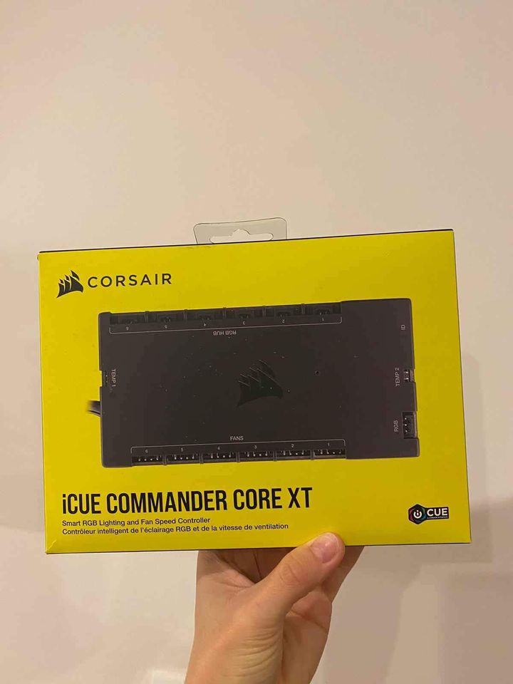 Corsair iCue Commander Core XT, fan speed & RGB lighting controller