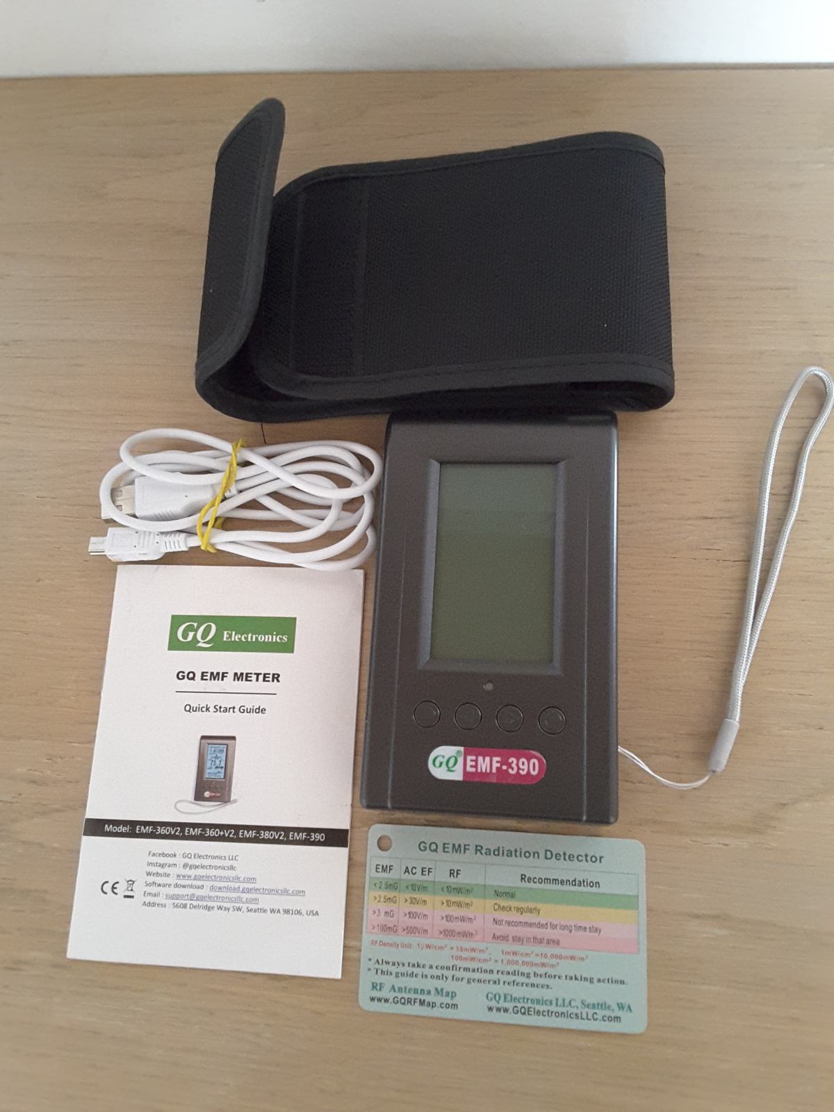 Detektor EMF sevanja