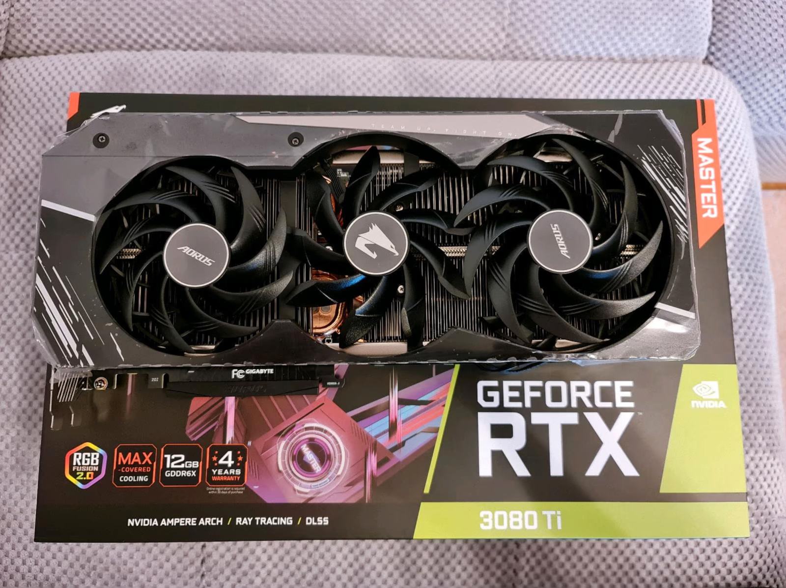 Grafična kartica RTX 3080 Ti Aorus Master 12 GB
