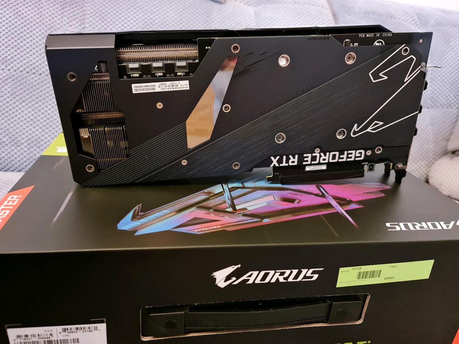 Grafična kartica RTX 3080 Ti Aorus Master 12 GB
