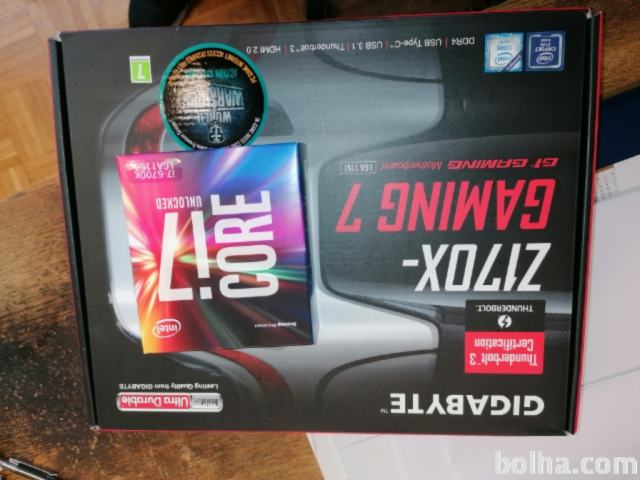 INTEL I7 in GIGABYTE Z170X-GAMING 7