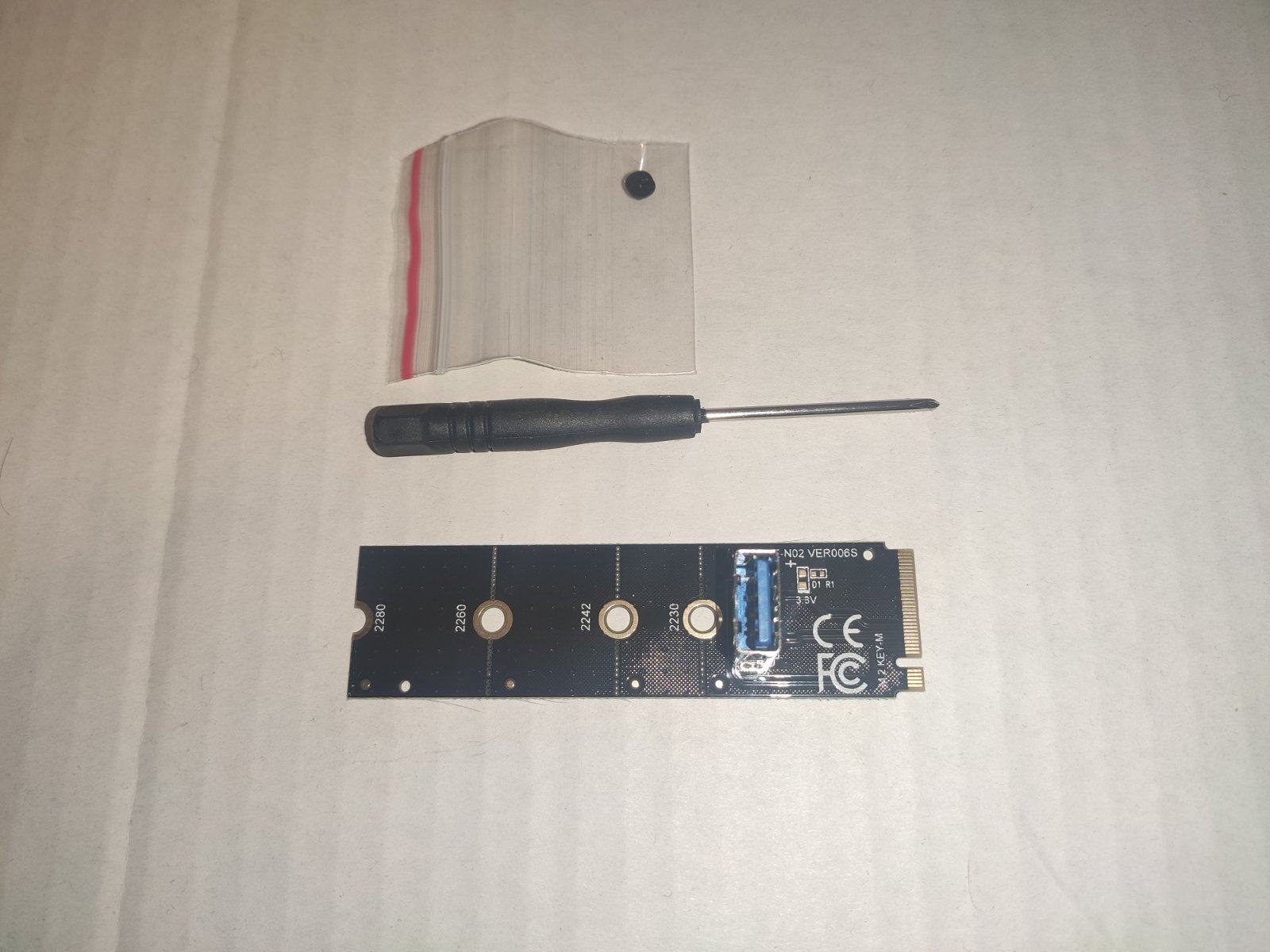 Mining NGFF adapter M.2 na PCI-E, 1 kos