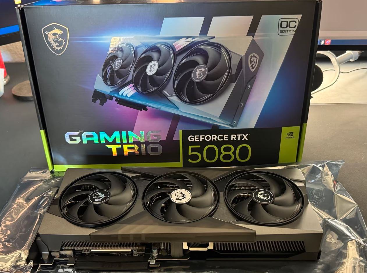 MSI RTX 5080 Gaming X Trio OC