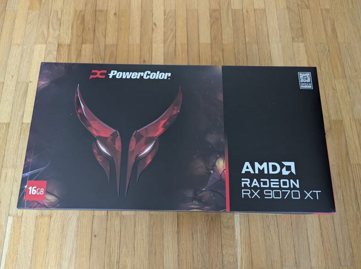 Powercolor Radeon RX 9070 XT Red Devil, nova in v originalni embalaži
