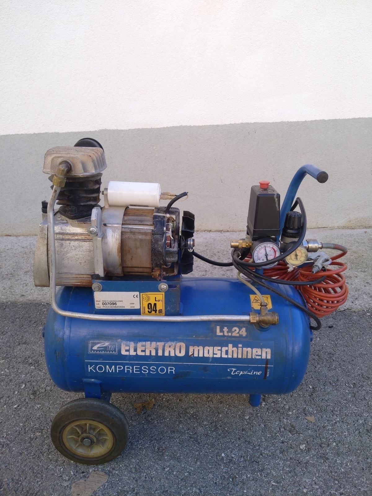 Kompresor - Elektro machinen - 24l