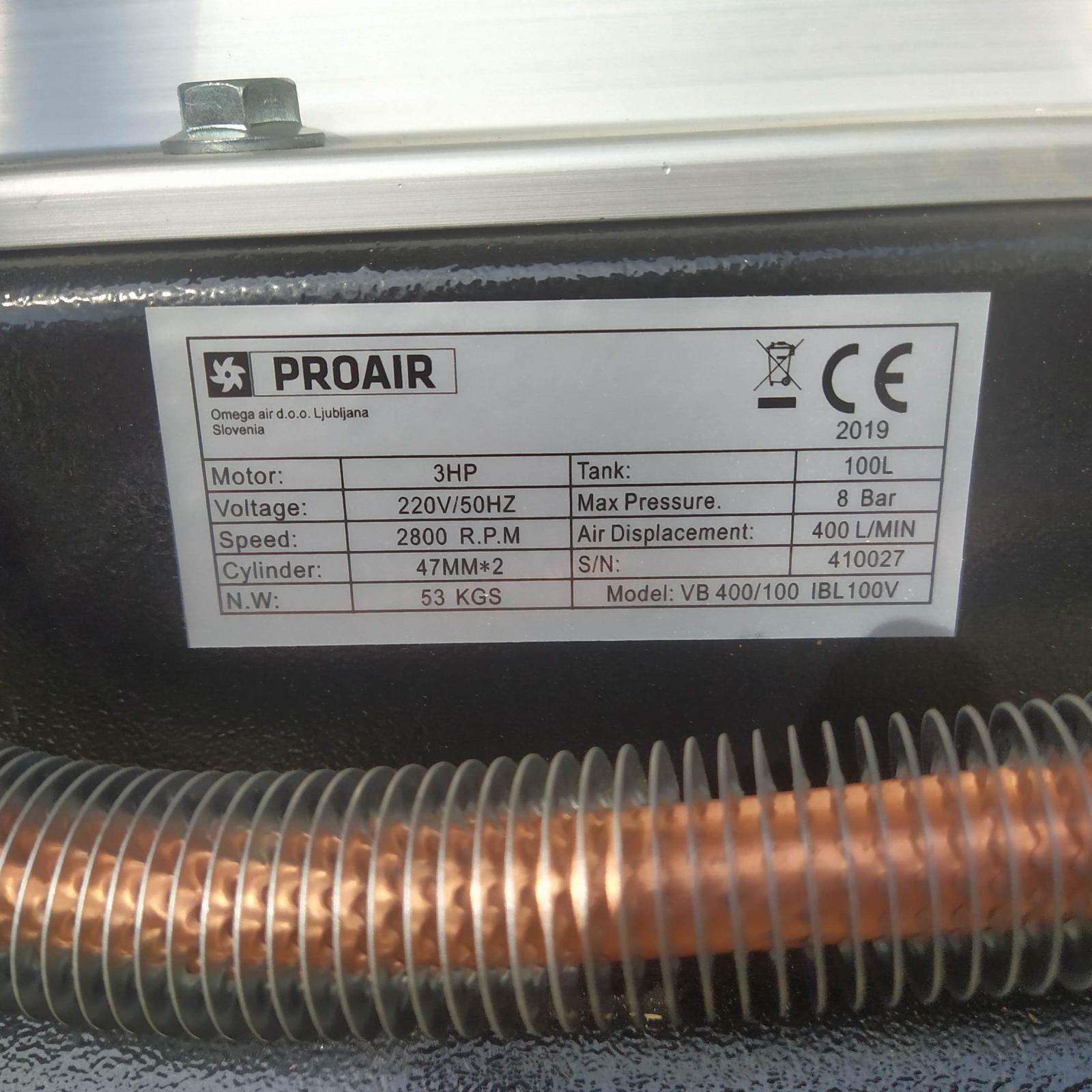 Kompresor ProAir 100l