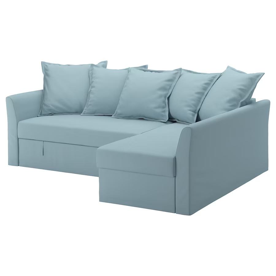 NOVA svetlo modra Ikea zofa