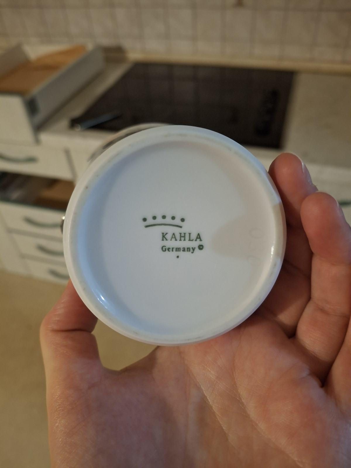 KAHLA kozarca z modrim vzorcem – CENA PO DOGOVORU
