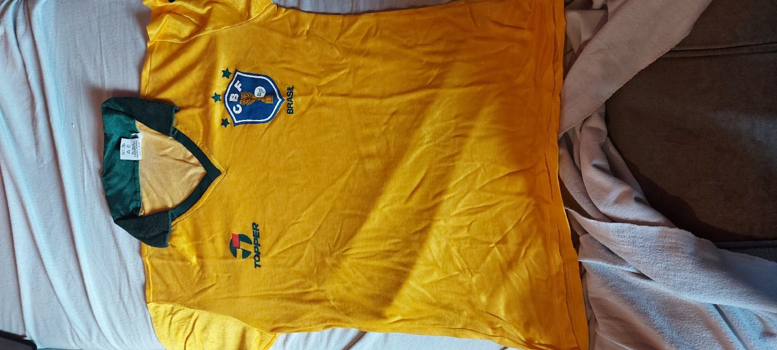 Vintage 85-88 majica Brazil Topper made in Brazil