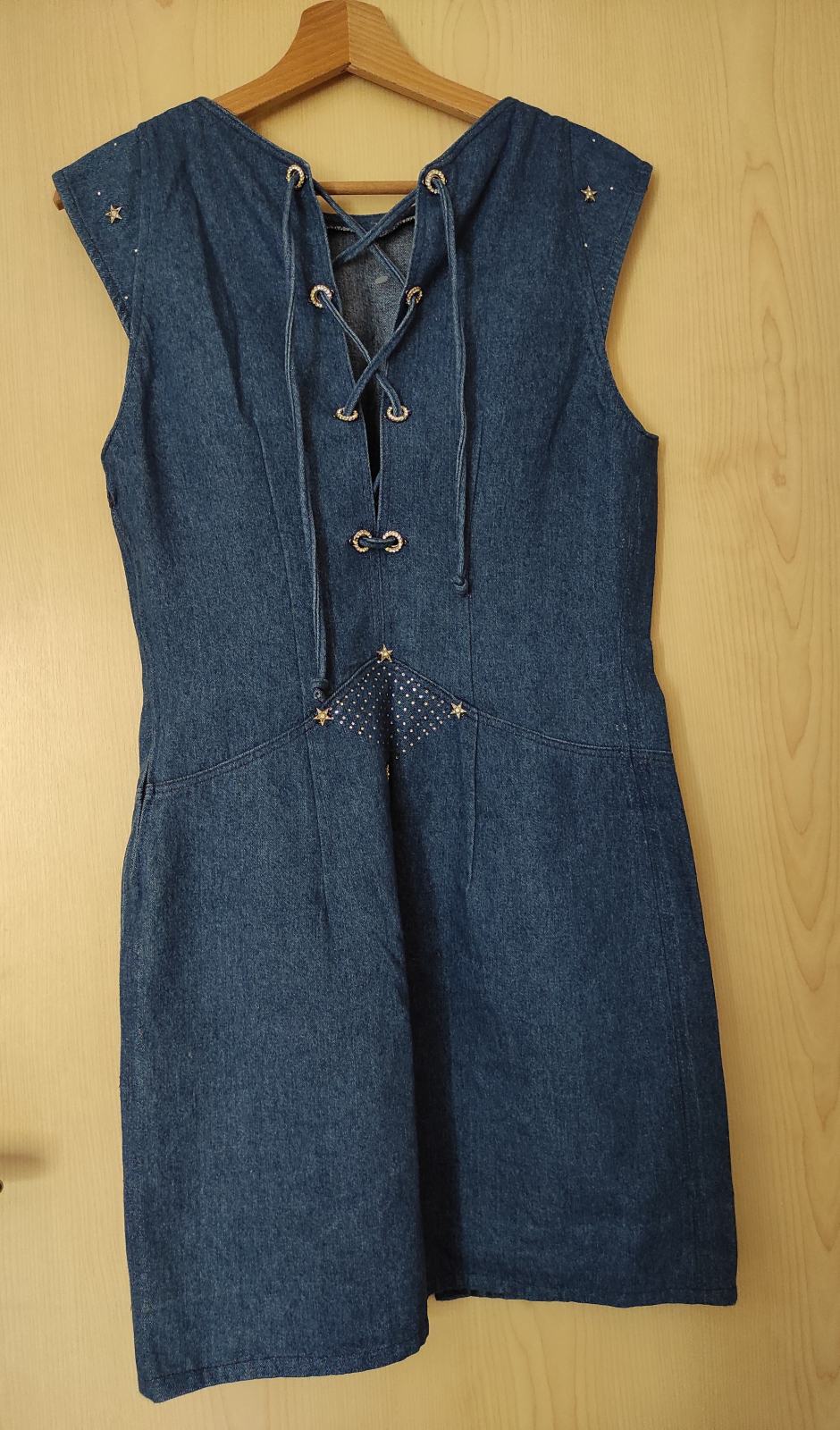 Jeans mini obleka S/M