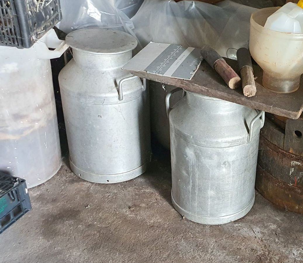 Posode za mleko, aluminijaste kangle 40 litrov