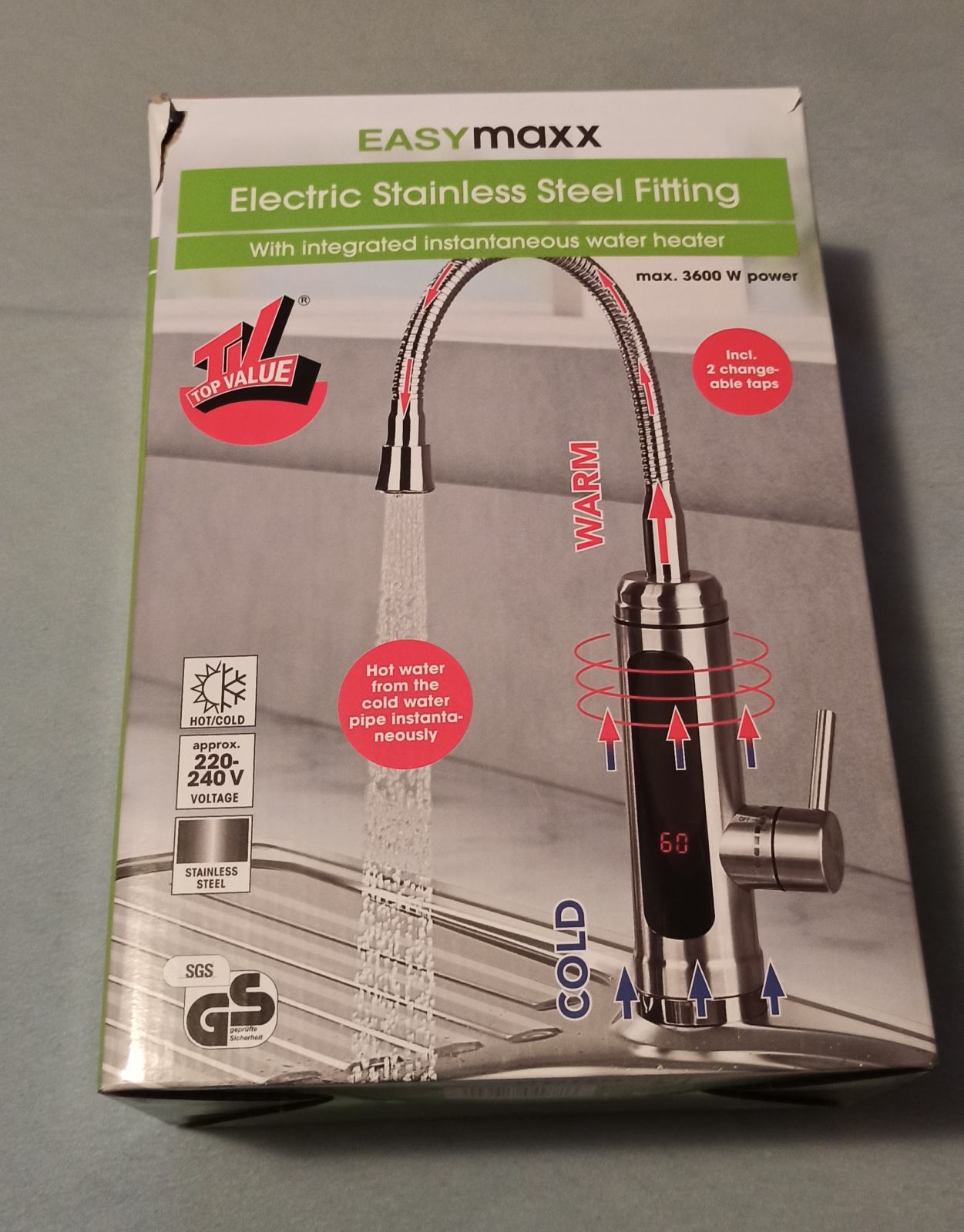 Grelna pipa Easymaxx