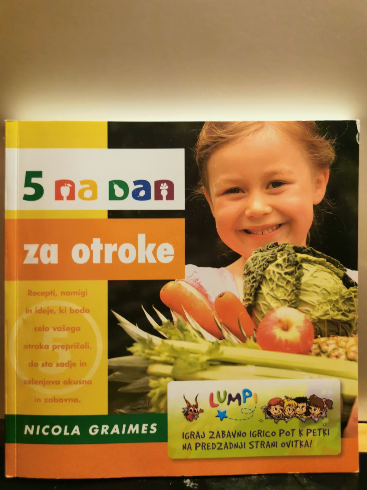 Knjiga 5 na dan za otroke - Nicola Graimes (sadje in zelenjava)