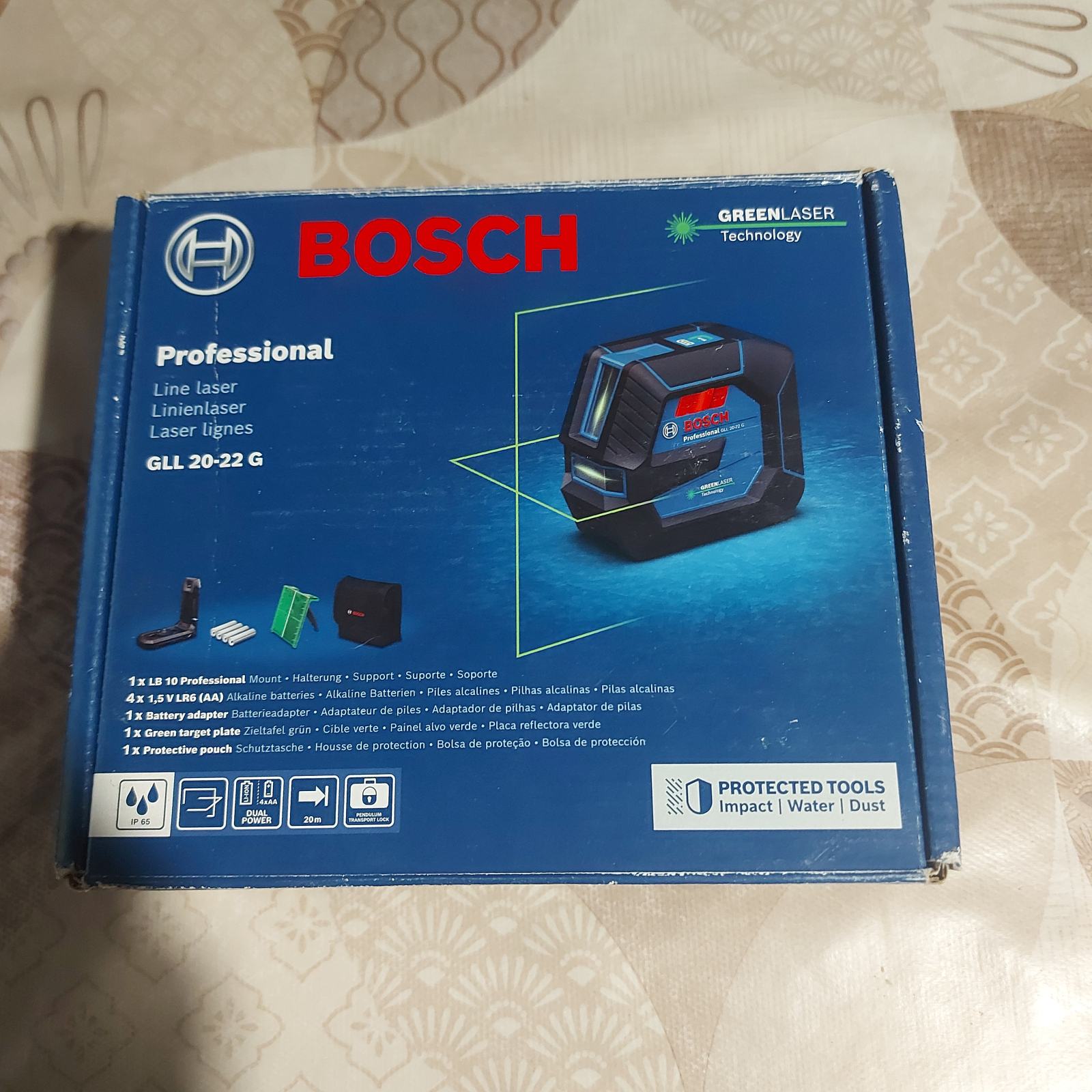 Linijski laser Bosch GLL 20-22 G