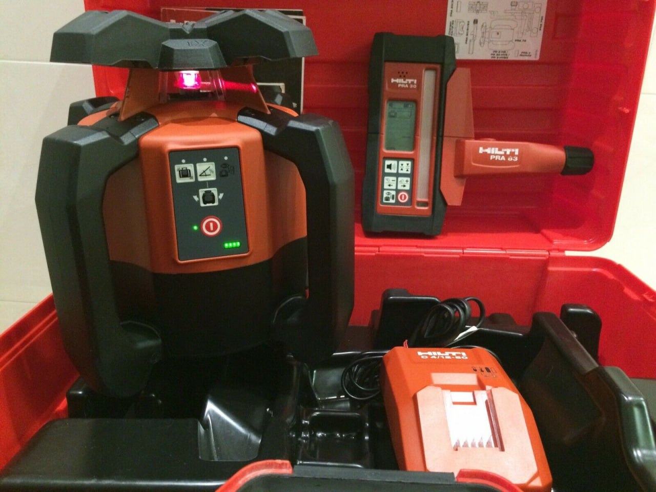 Rotacijski laser Hilti PR 30-HVS A12 s PRA 30, PRA 83, C 4/12-50